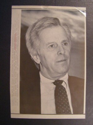 AP Wire Press Photo 1985 Harold Sperlich Chrysler Corp President fired ...