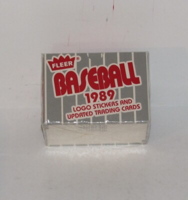 Fleer Baseball 1989 Logo Stickers And Updated Trading Cards 22 Sticker ...