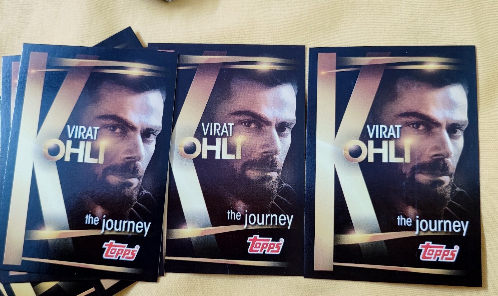 Topps Virat Kohli THE JOURNEY 2019 cricket cards full set of 92 cards ...