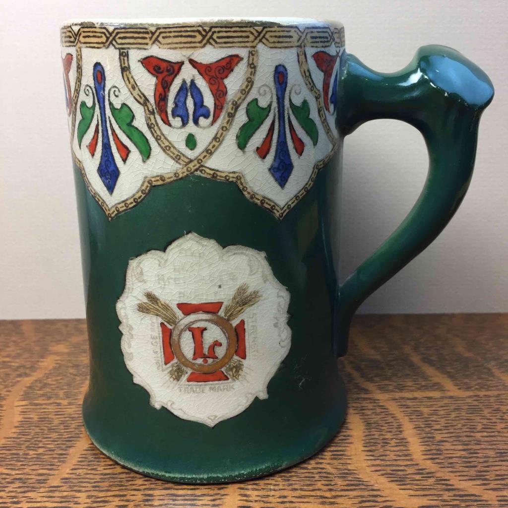 Antique Leisy Brewing Co. Haynes Balto Mug Stein Tankard Peoria IL ...