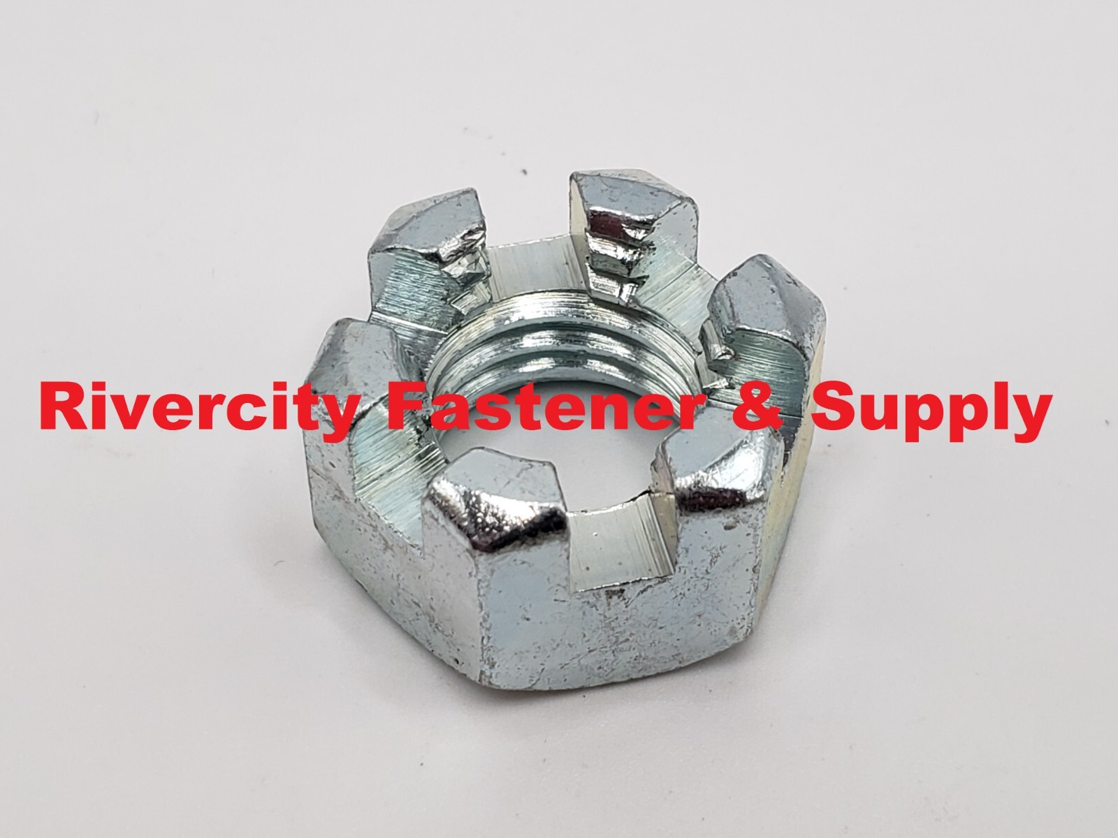 1/2-13 Slotted / Castle Nuts Coarse Thread 1/2x13 Nut 1/2" x 13 Zinc ...