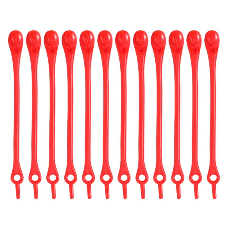 12pcs Silicone Shoe Laces Elastic No Tie Kids Adult Easy Lazy Rubber ...
