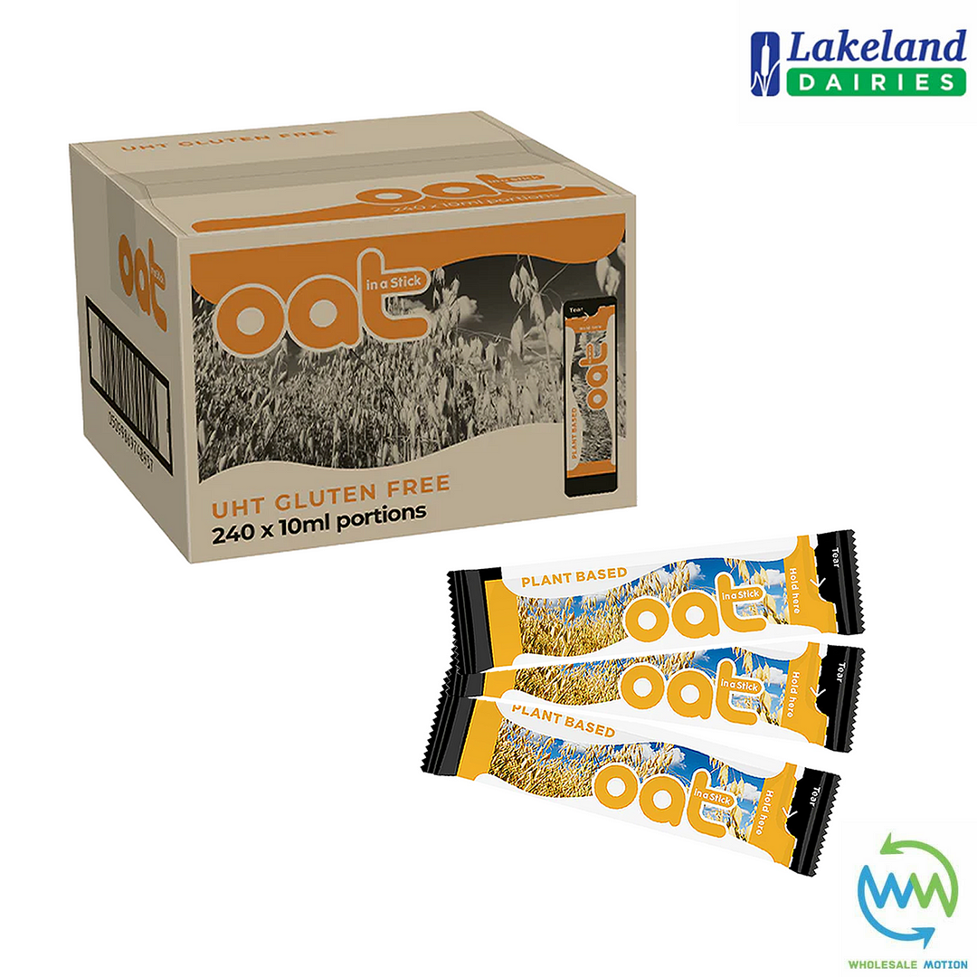 LAKELAND UHT OAT in a STICK Individually Packed 100% 10ML LONG LIFE ...