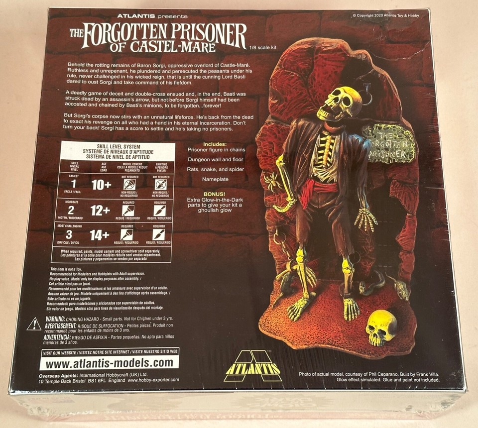 Forgotten Prisoner of Castel-mare Model Kit New Sealed | eBay