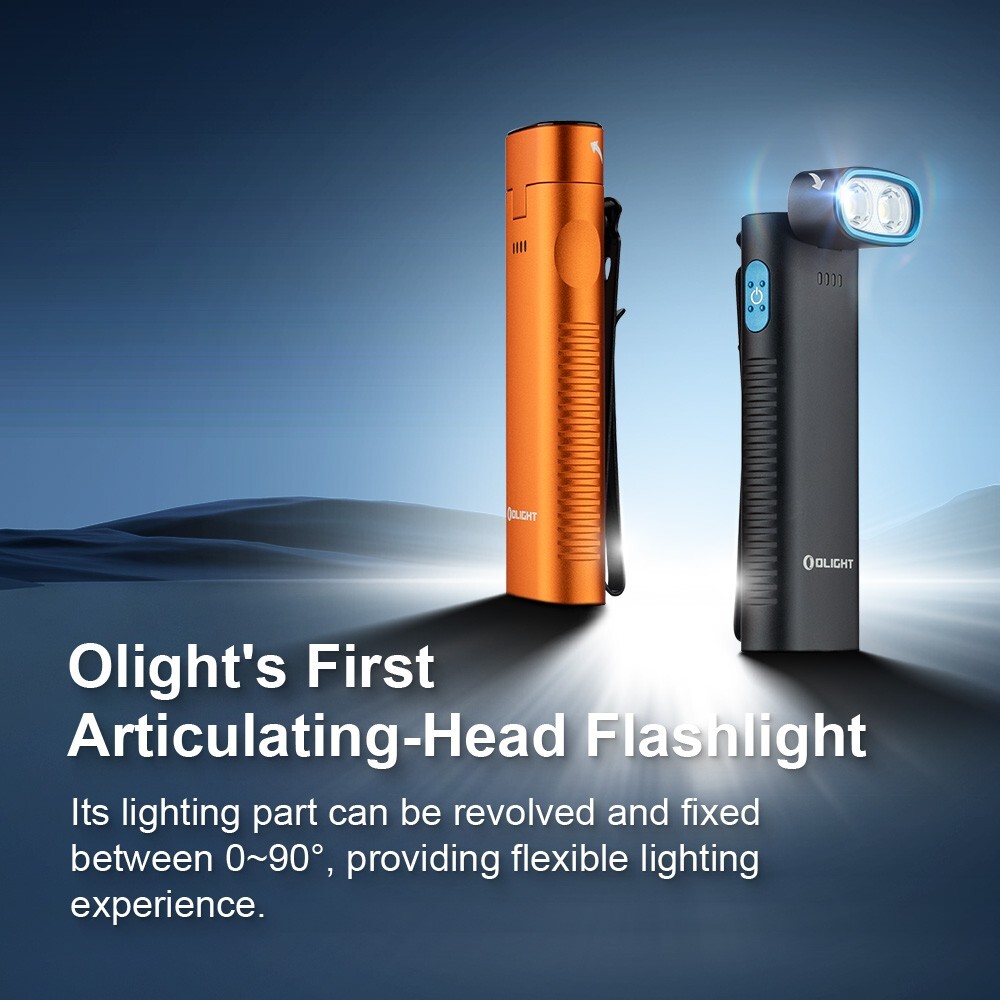 Olight Arkflex Adjustable Right Angle Rechargeable Compact EDC ...