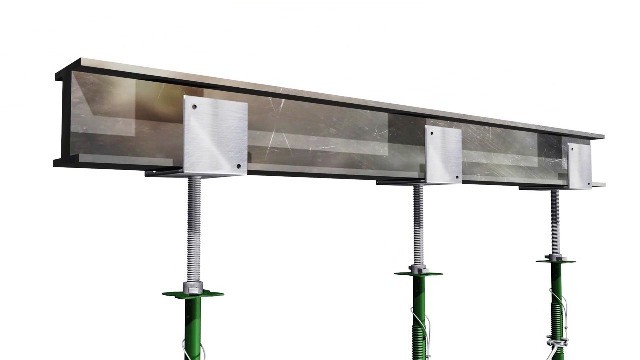 BRAND NEW U ADJUSTABLE HEADS FORK HEADS JACKS SZ 6" STRUT ACROW ACRO ...