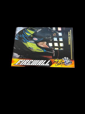 Carl Edwards ROUSH AFLAC NASCAR RACING autographed card 2009 PRESS PASS ...