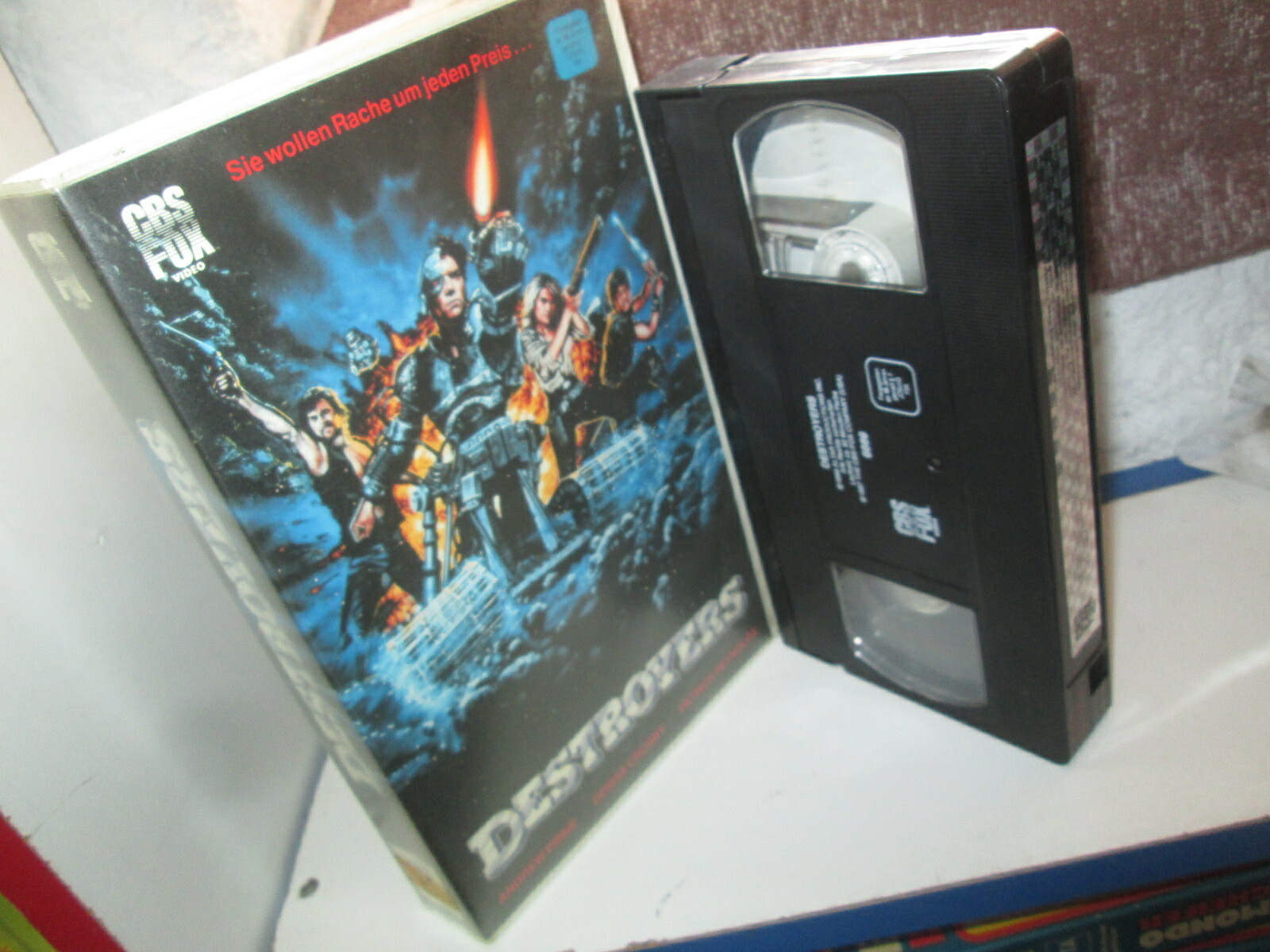 VHS - Destroyers - Eliminators - Andrew Prine - Denise Crosby - CBS/FOX ...