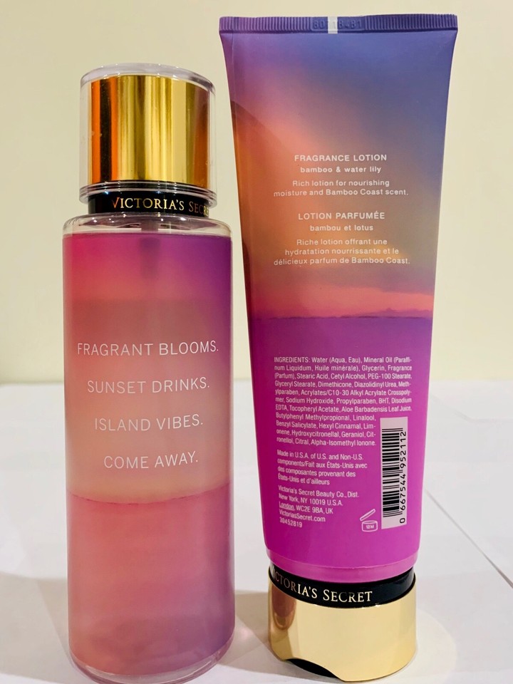 Victoria's Secret Bamboo Coast Limited Edition Fragrance Mist + Body ...