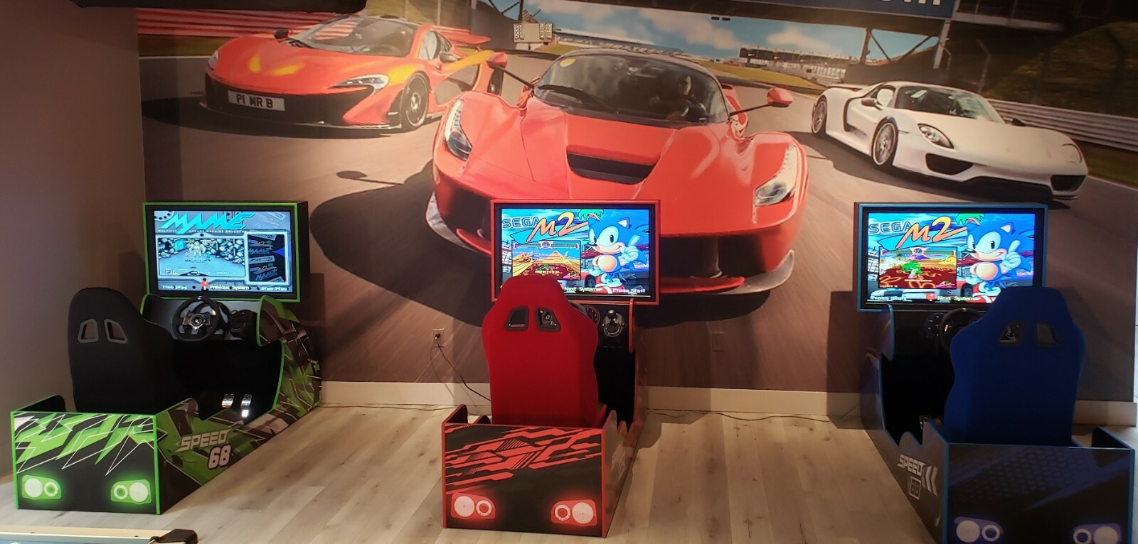 Racing Arcade Driving Simulator NEW works with MAME, PLAYSTATION, XBOX ...