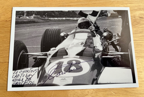 Jacques Couture Formula 1 hand signed photo - 1969 Lotus - 15x10cm | eBay