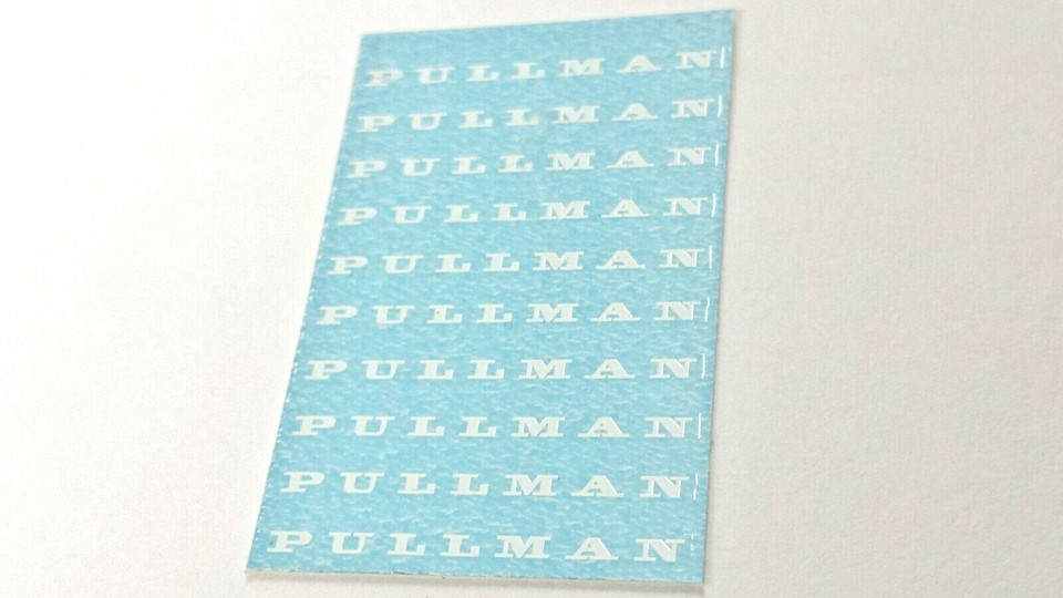 TRIANG HORNBY PULLMAN X10 CAPITAL OO GAUGE TRAIN COACH TRANSFERS DECAL ...