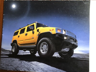 2005 Hummer Brochure Poster | eBay