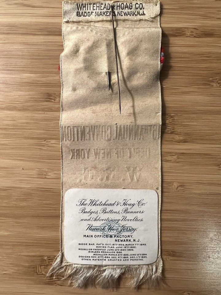 1899 WOMAN'S RELIEF CORPS GRAND ARMY OF THE REPUBLIC GAR NY CONVENTION ...