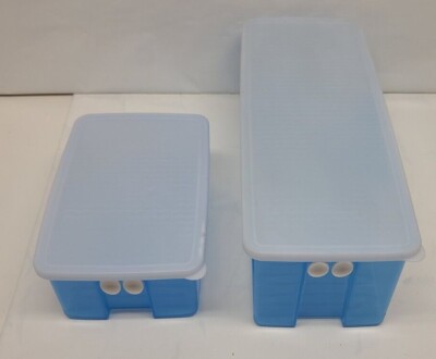 Tupperware Large & Medium Cool FridgeSmart Fruit Vegetable Container ...