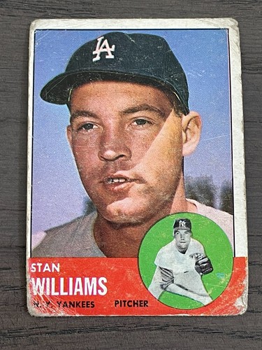 1963 Topps Stan Williams #42 New York Yankees | eBay