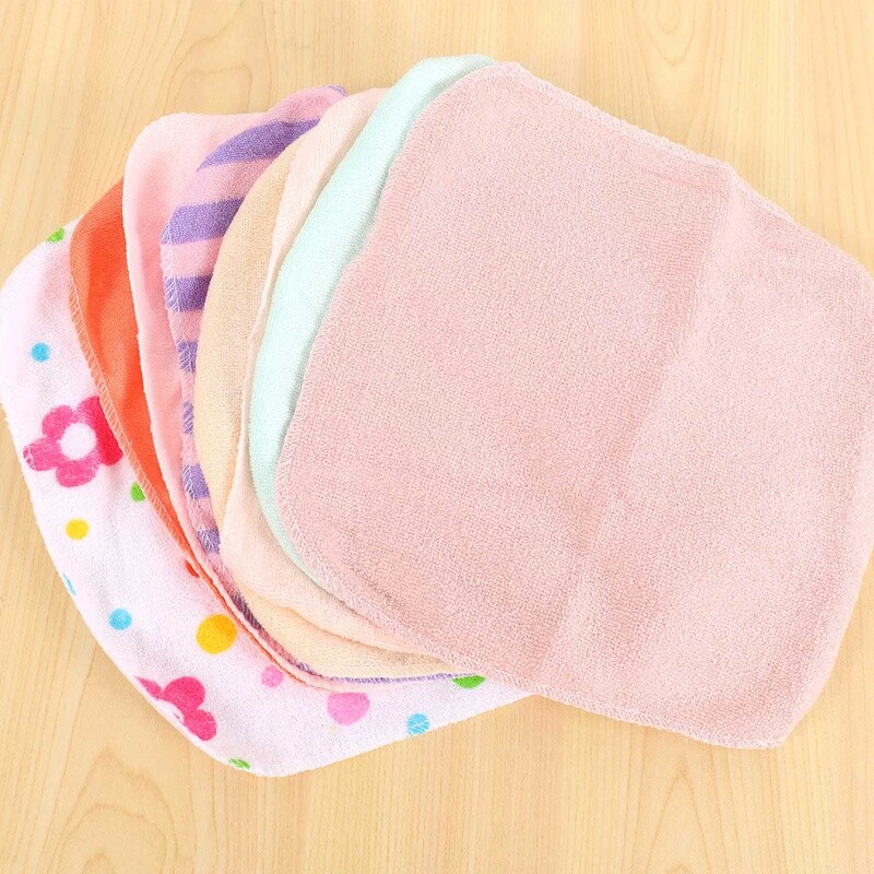 Baby Face Washers Hand Towels Cotton Wipe Wash Cloth 8pcs/Pack H4Z24119 ...