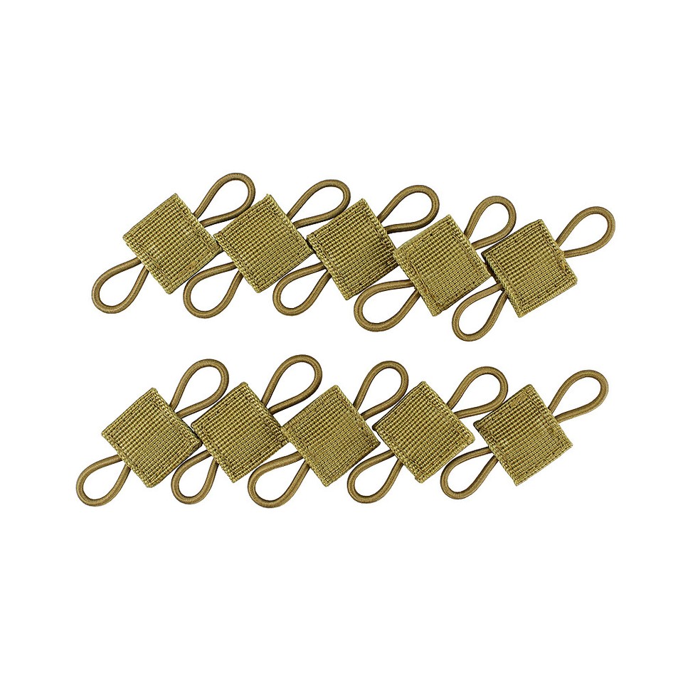 10pcs PTT Retainer Tactical MOLLE Webbing Strap Antennas Cable ...