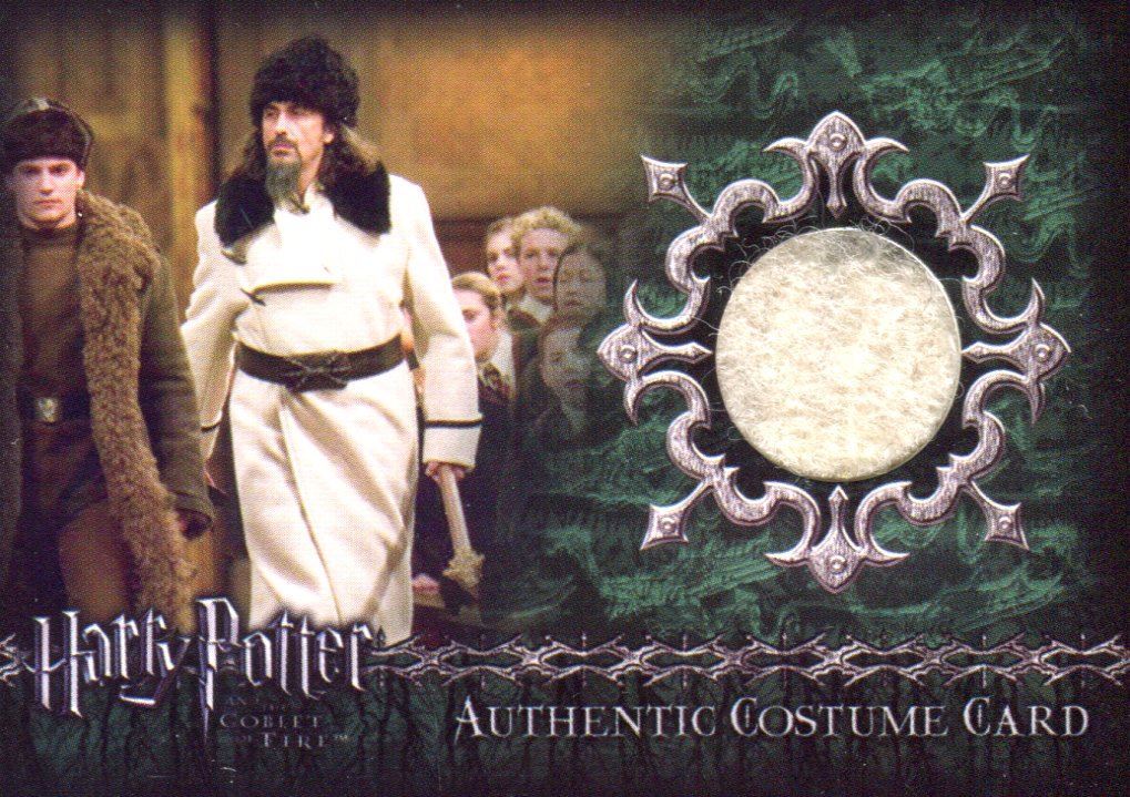 Harry Potter Goblet of Fire Update Igor Karkaroff Costume Card HP C9 ...