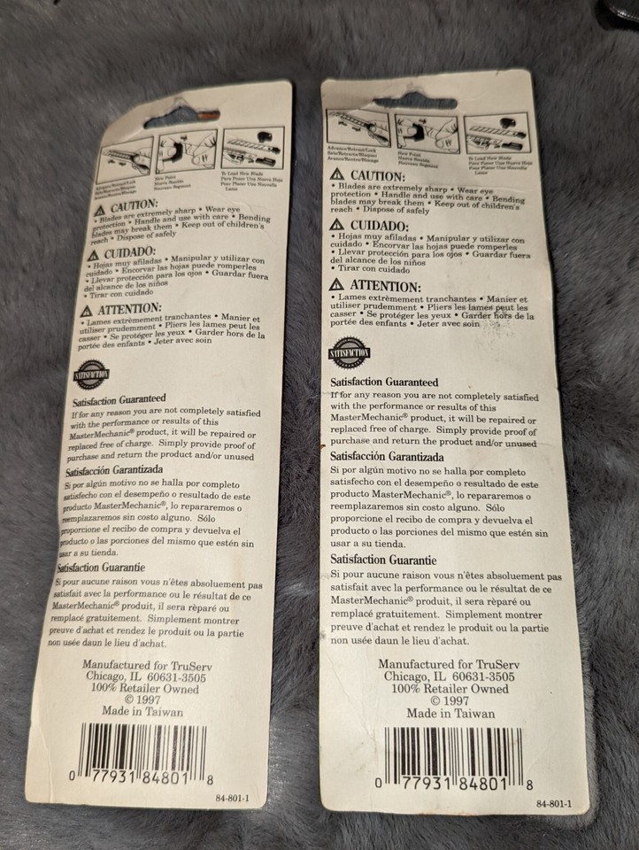 Lot Of 2 NIP Master Mechanic Breakaway Cutter #833-464 | eBay