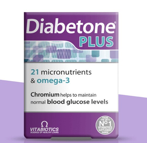 Vitabiotics Diabetone PLUS Multivitamins Pregnancy Diabetic Blood ...