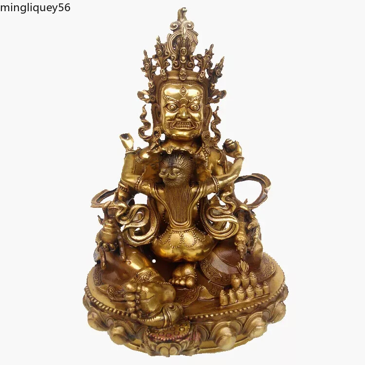Tantric double body Buddha Green God of Wealth Red God of Wealth ...