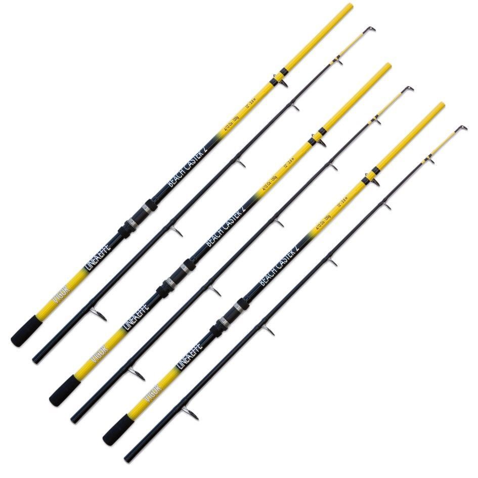 SEA FISHING SET - 2 X 12FT BEACHCASTER RODS + 2 X SILK 70 REELS ...