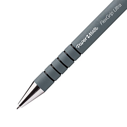 Paper Mate 1.0 mm Flexgrip Ultra Retractable Ballpoint Pen, Medium ...