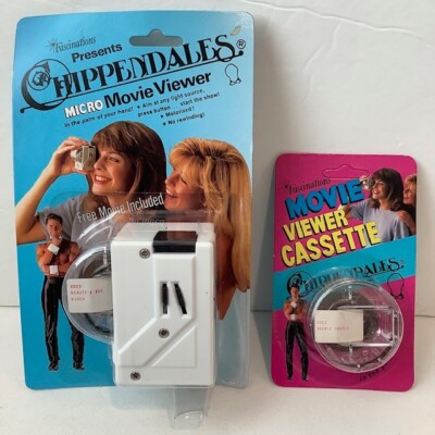 Vintage Fascinations Chippendales Micro Movie Viewer w/2 ADULT Movies ...