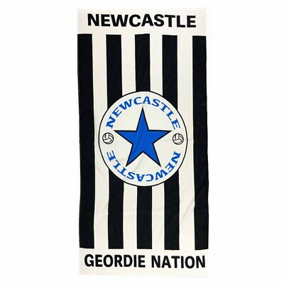 New Newcastle Football Fans Cotton Beach Towel Newcastle Geordie Fans ...