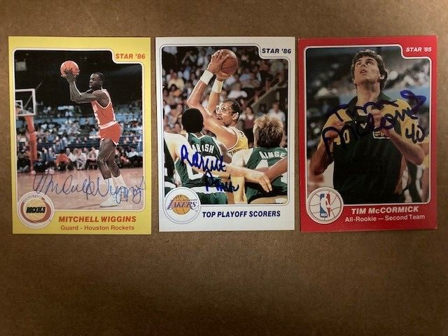 Tim McCormick Signed 1985 Star Company Basketball Card w/COA Auction ...