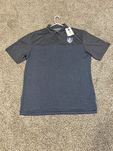 Mens (L) Saint Louis Billikens CHAMPION Short Sleeve Coaches Polo Shirt ...