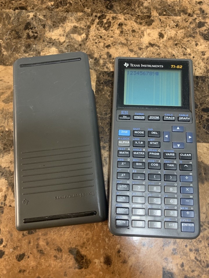 Texas Instruments TI-82 Graphing Scientific Calculator with Cover ...