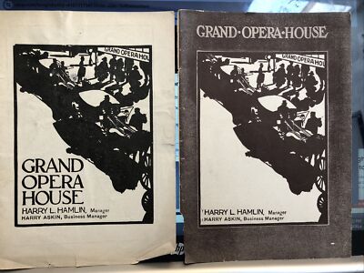 Vintage Program Cover Grand Opera House Chicago Harry L. Hamlin | eBay