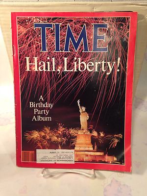 TIME MAGAZINE JULY 14, 1986 HAIL LIBERTY! A BIRTHDAY PARTY ALBUM*TWIN ...