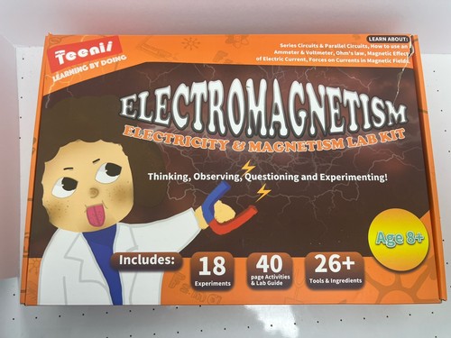 Electricity & Magnetism Science Lab Kit–40 Experiments–STEM Learning ...