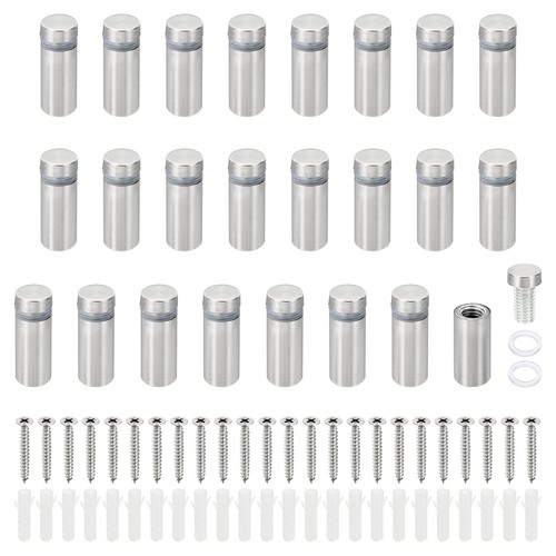 1/2 x 1.2 Inch Sign Standoff Screws, 24 Set Stainless Steel Wall ...