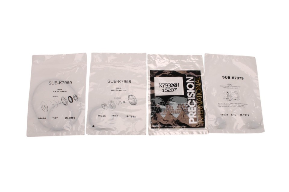 K79900HGX - 09G TF60SN GA6F21WA, TRANSMISSION REBUILD KIT, NO PISTONS ...