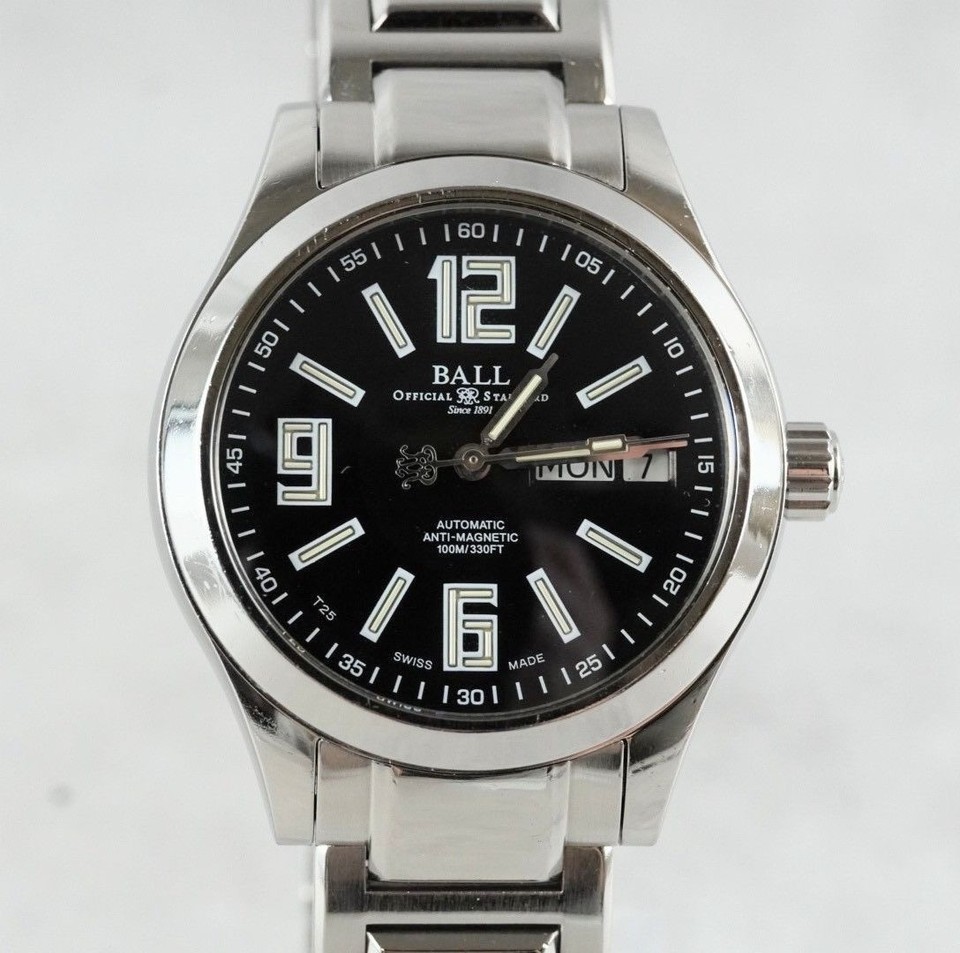 BALL Watch Engineer II Ohio NM1016C-S1AJ-BK Automatic Mens Railroad ...