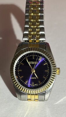 Vintage Gitano Women’s Watch/ Purple Face/ Gold And Silvertone/ | eBay