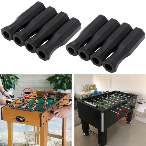 8Pcs Foosball Handle Grips Black 5/8 inch Foosball Rods Octagonal ...