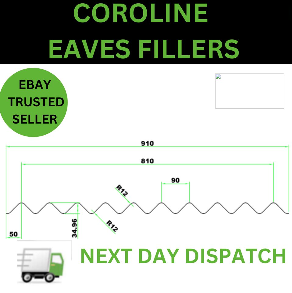 Eaves Fillers for Corrugated Bitumen Roofing Sheets Onduline, Coroline ...