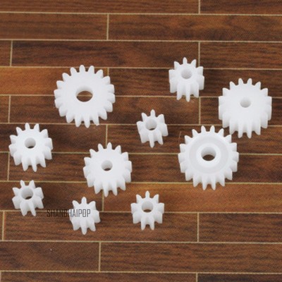20 X Plastic Gears for RC Electric Motor Toy Model Car Gearbox M 0.5 8 ...