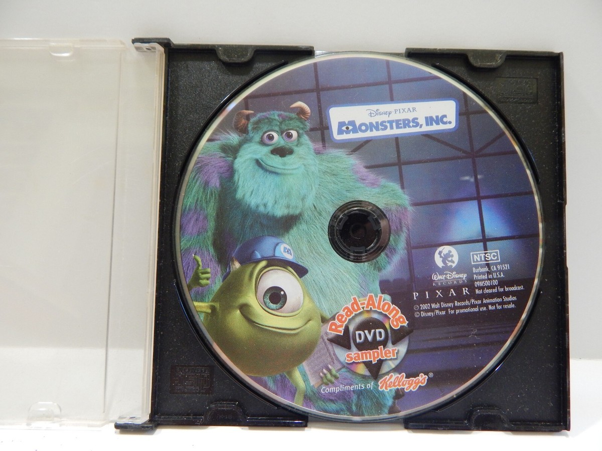 Monsters Inc Dvd Read Along