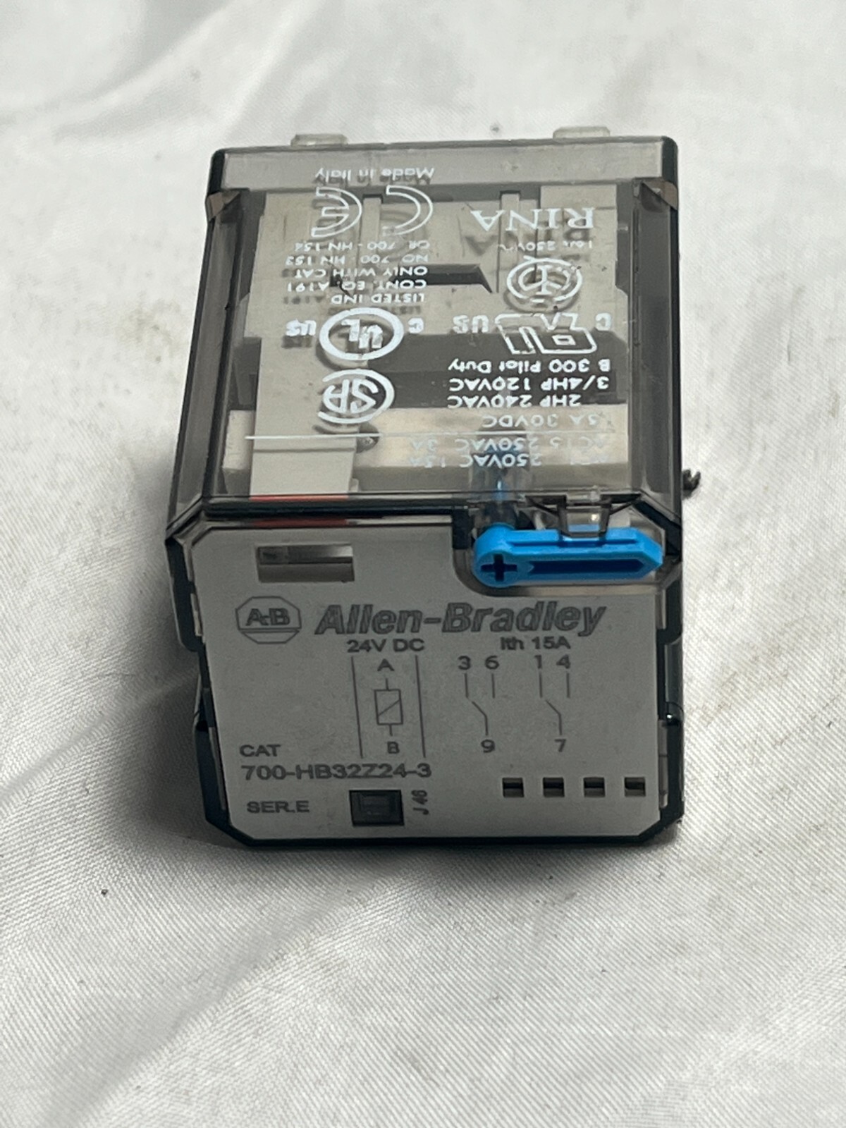 Allen Bradley Relay 24VDC 15A 700-HB32Z24-3 Ser E | eBay