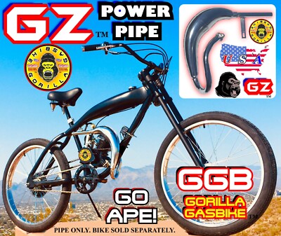 2-STROKE 48cc/49cc/66cc/80cc/100cc MOTORIZED BIKE GZ POWER PIPE FOR ...