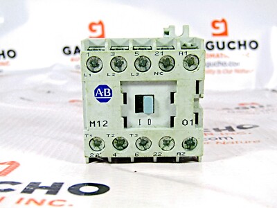 ALLEN BRADLEY MINI CONTACTOR, RELAY, 100-M12N*3, NON-REVERSING ...