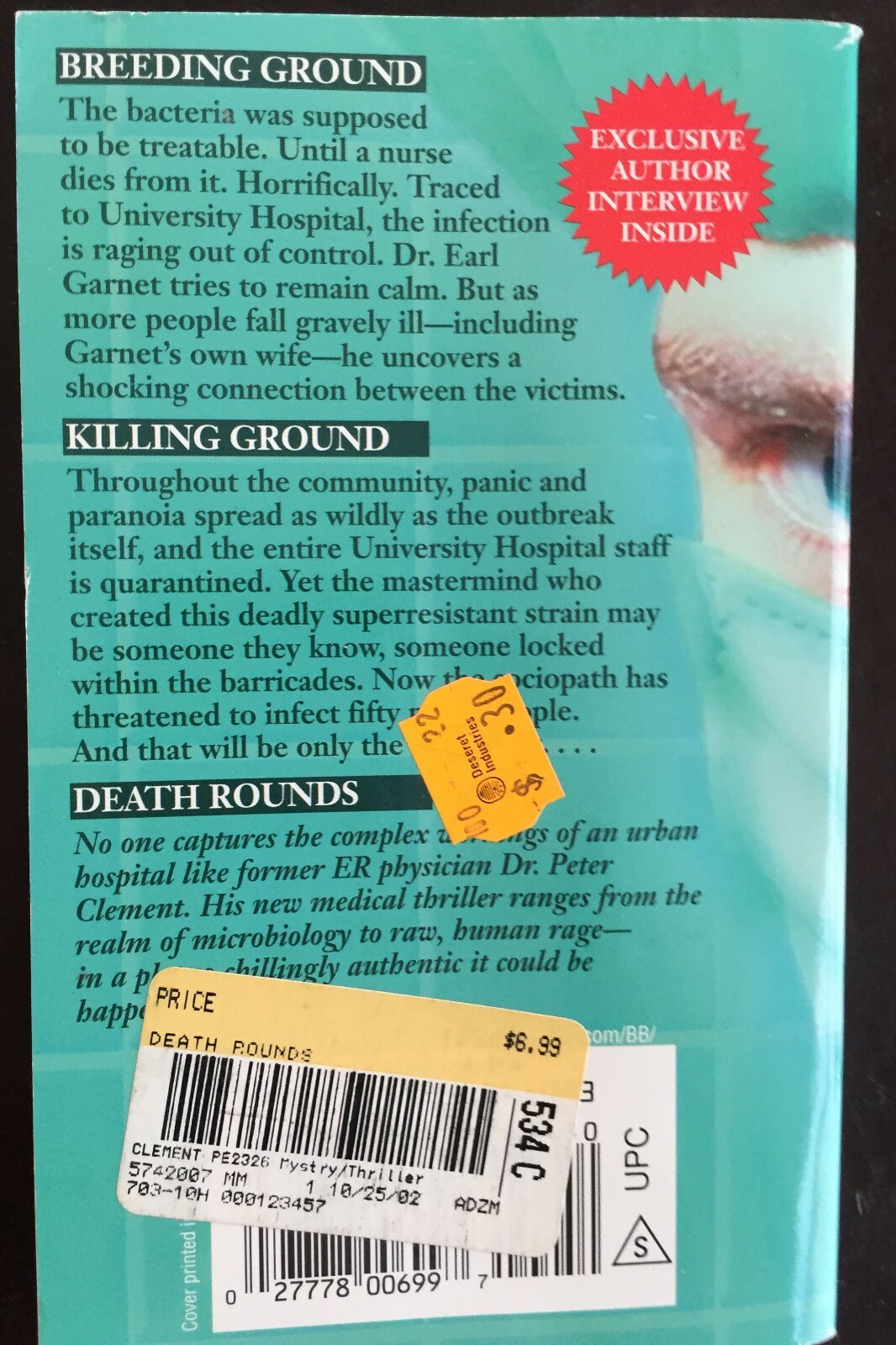 Death Rounds by Peter Clement (1999, Mass Market) for sale online | eBay