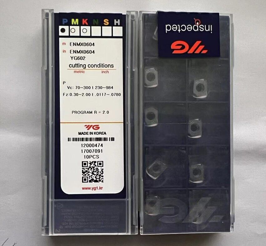 1Pcs New ENMX0604 YG602 ENMX0604 YG CNC carbide inserts Milling blade ...