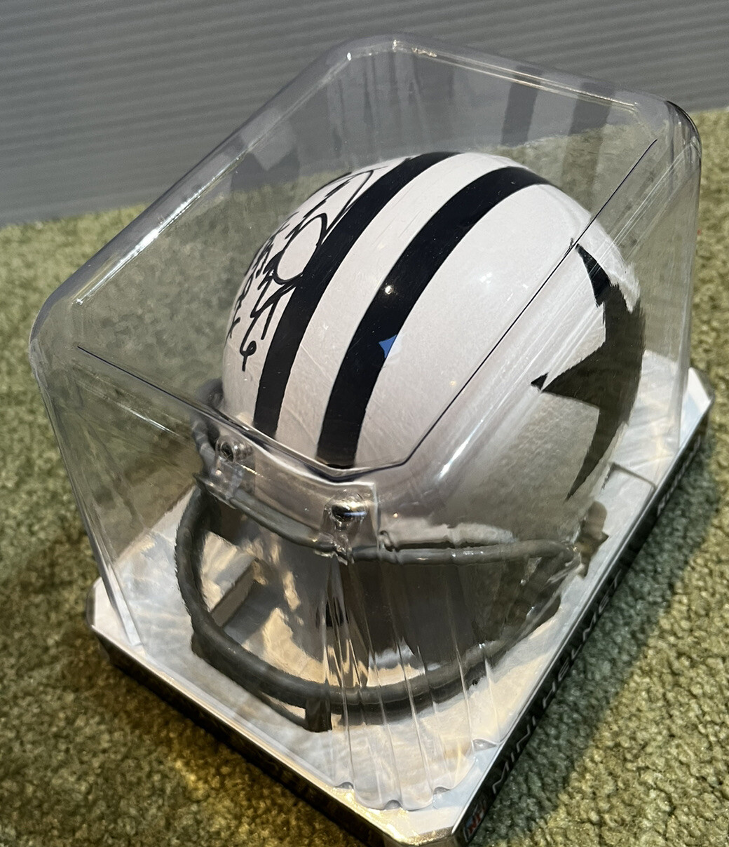Randy White Signed Cowboys F-White Mini Helmet W/ HOF 94 Tristar Coa ...